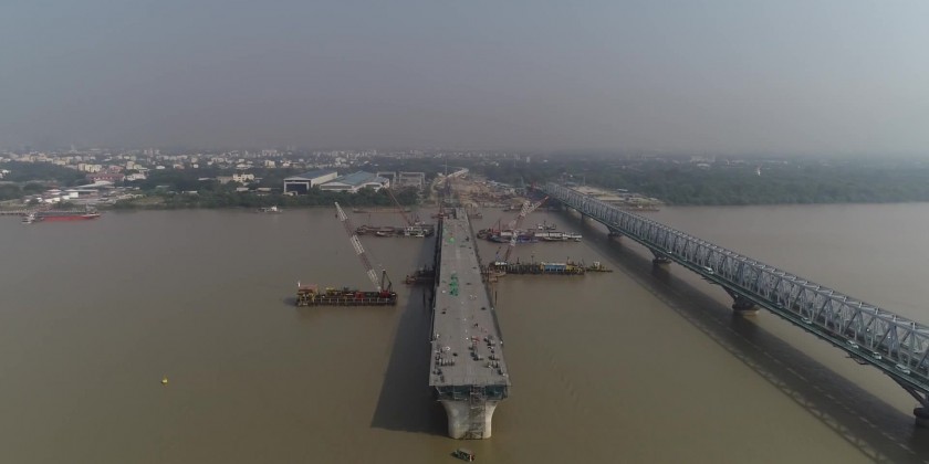 Thanlyin Bridge-3: MoC Union Minister inspected construction works | Myanmar International TV